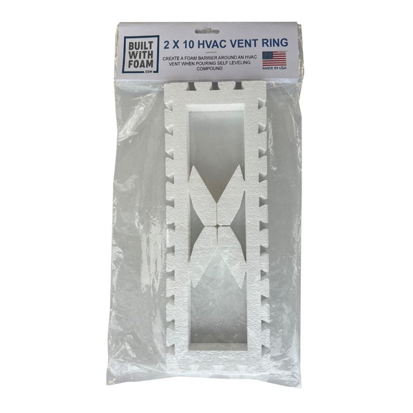 HVAC Vent Ring (1" Tall) | Self-Leveling Vent Dam & Expansion Joint ...