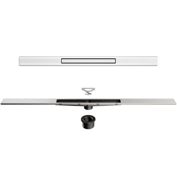 Gruen Pera Linear Shower Drain | Cuttable, Easy-Clean Design – RTC Products