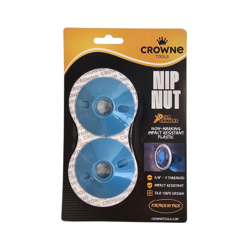 Plastic Grinder Nip Nut (Red) 5/8"-11 | Non-Marking Tile Mitering ...
